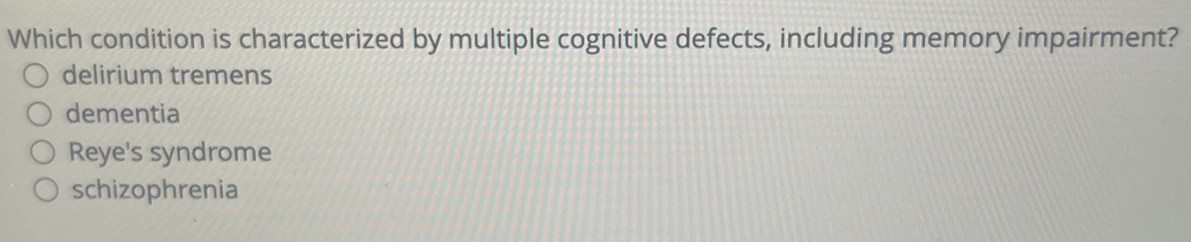 Solved Which condition is characterized by multiple | Chegg.com