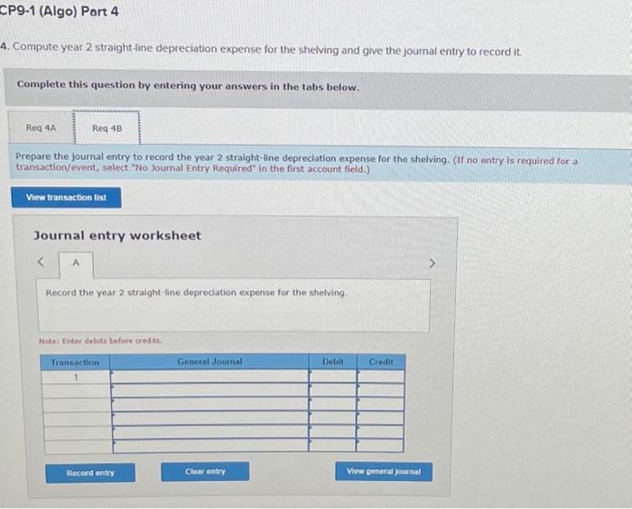 Solved Required information CP9-1 (Algo) Computing | Chegg.com