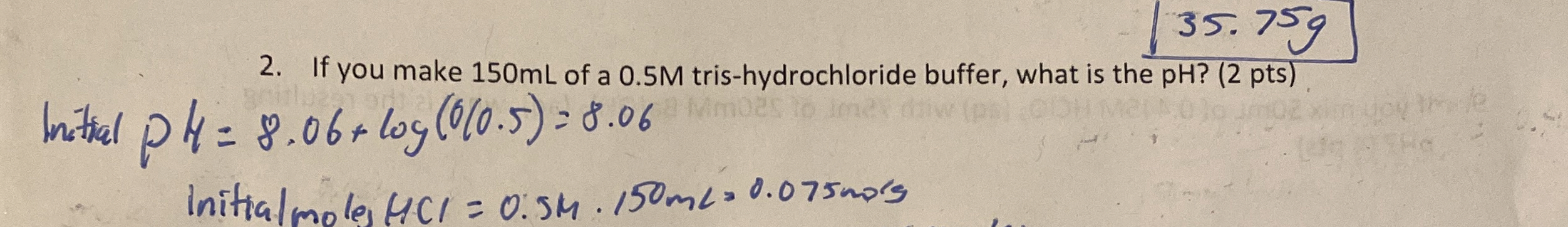 Solved 2. ﻿If you make 150 ﻿mL of a 0.5 ﻿M | Chegg.com