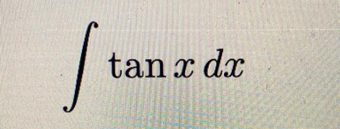 Solved Write tan x in terms of sinx and cos x to solve by | Chegg.com