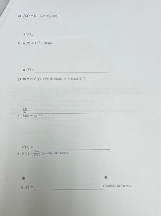 Solved 1) (21 points) Fill in the blank with an appropriate | Chegg.com