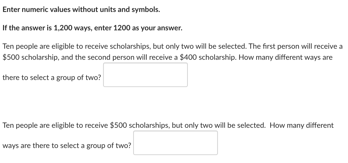 Solved Enter numeric values without units and symbols.If the | Chegg.com
