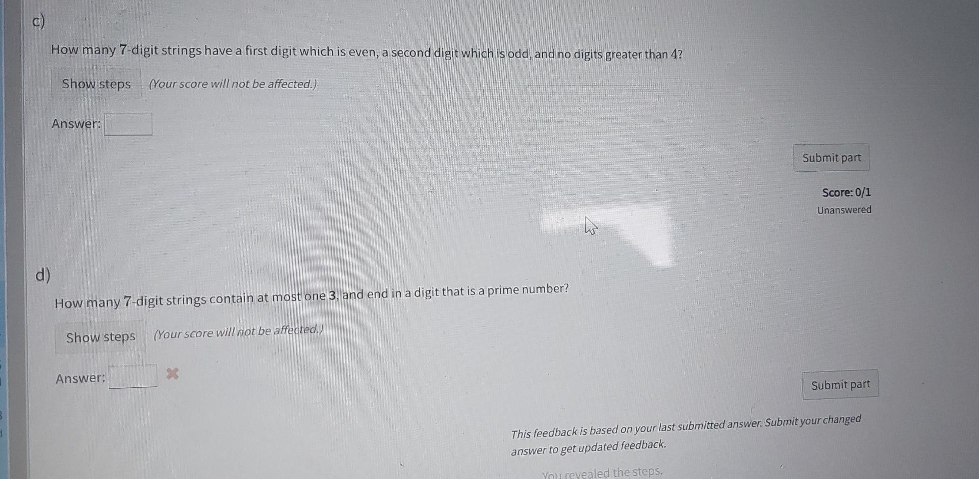 Solved Some basic counting laws include: Complement law: If | Chegg.com