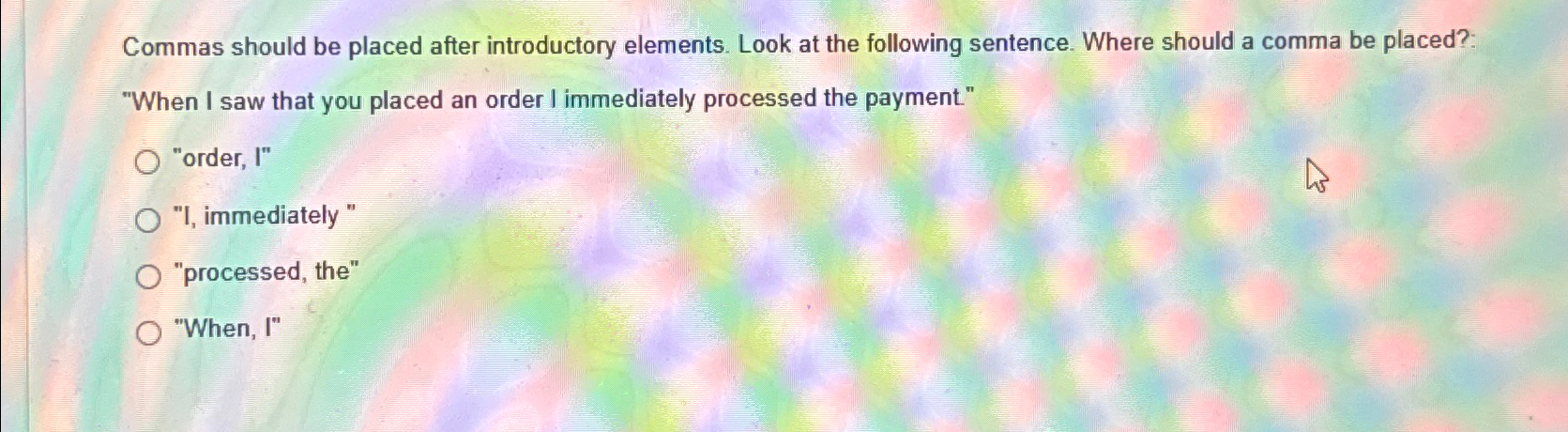 Solved Commas should be placed after introductory elements. | Chegg.com