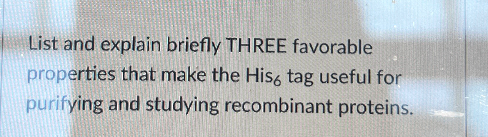 Solved List and explain briefly THREE favorable properties | Chegg.com