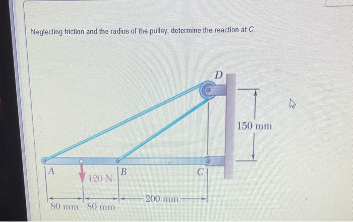 Solved Neglecting friction and the radius of the pulley, | Chegg.com