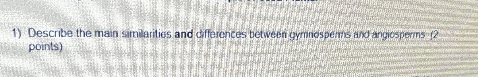 Solved Describe the main similarities and differences | Chegg.com
