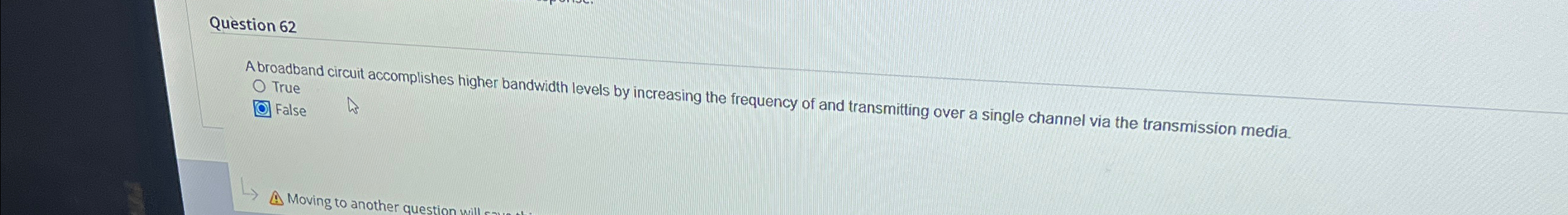 Solved Question 62A broadband circuit accomplishes higher | Chegg.com