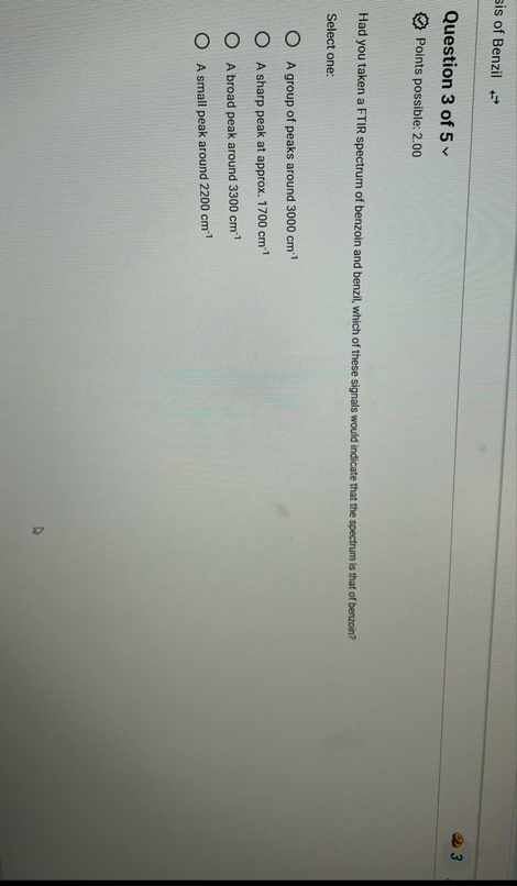 Solved Question 3 ﻿of 53Points possible: 2.00Had you taken a | Chegg.com