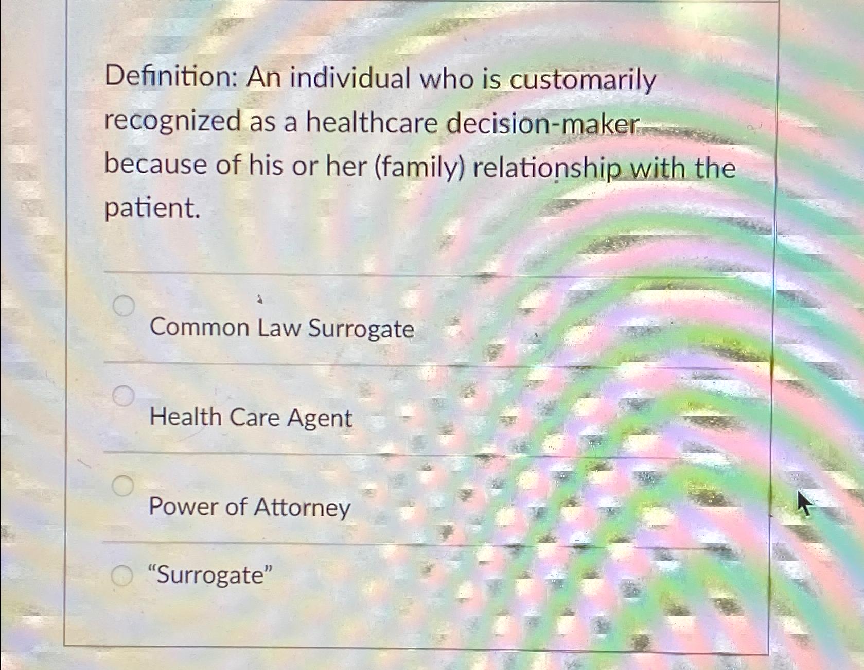 Solved Definition: An individual who is customarily | Chegg.com