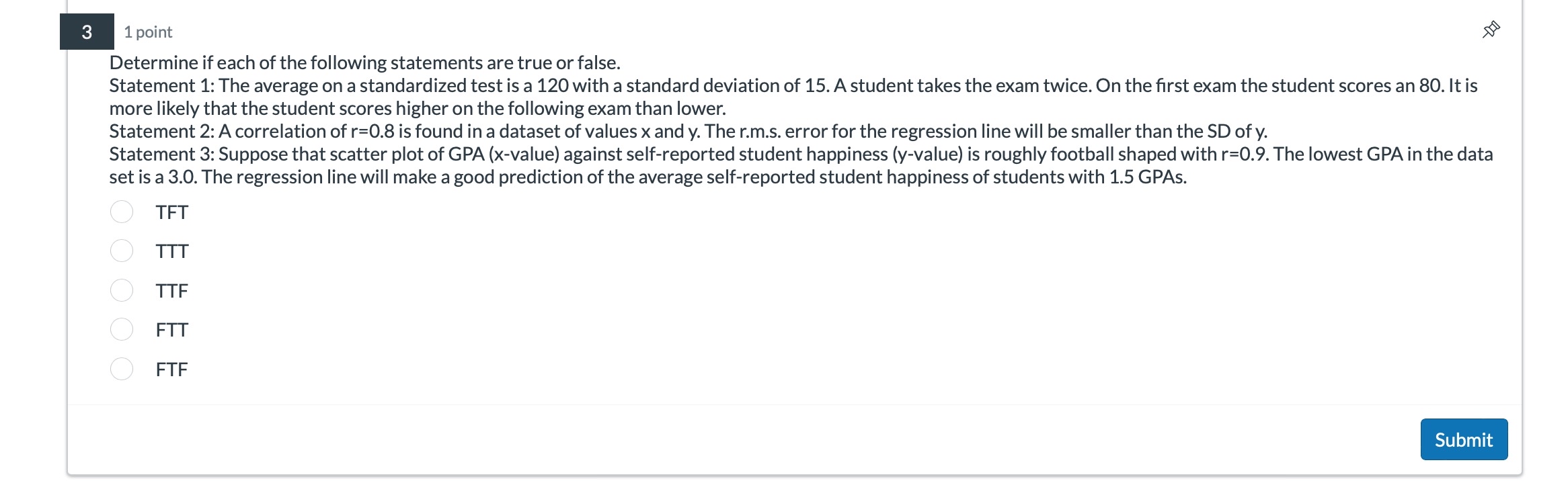Solved 31 ﻿pointDetermine if each of the following | Chegg.com