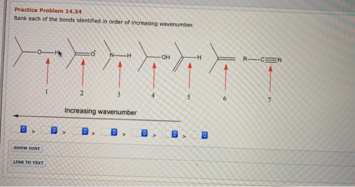 Solved Practice Problem 14.34 Rank each of the bonds | Chegg.com