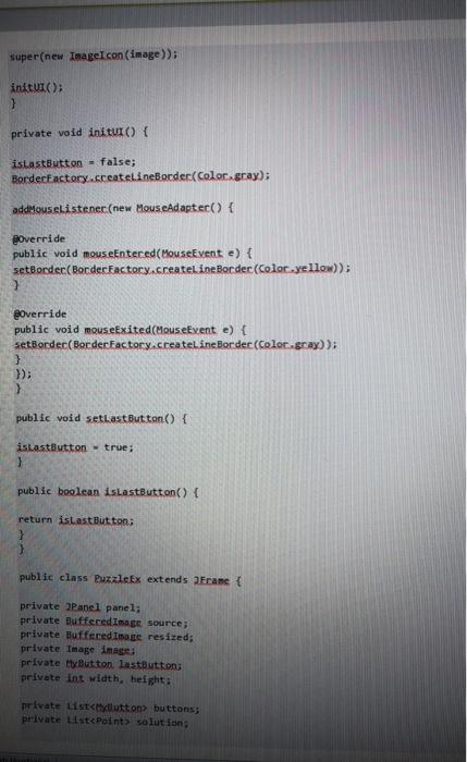 Solved package com.zetcode; I import java.awt.Border Layout: | Chegg.com