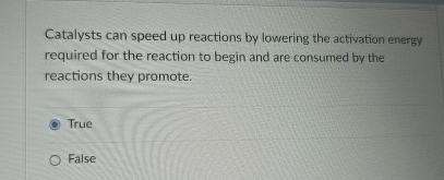 Solved Catalysts can speed up reactions by lowering the | Chegg.com