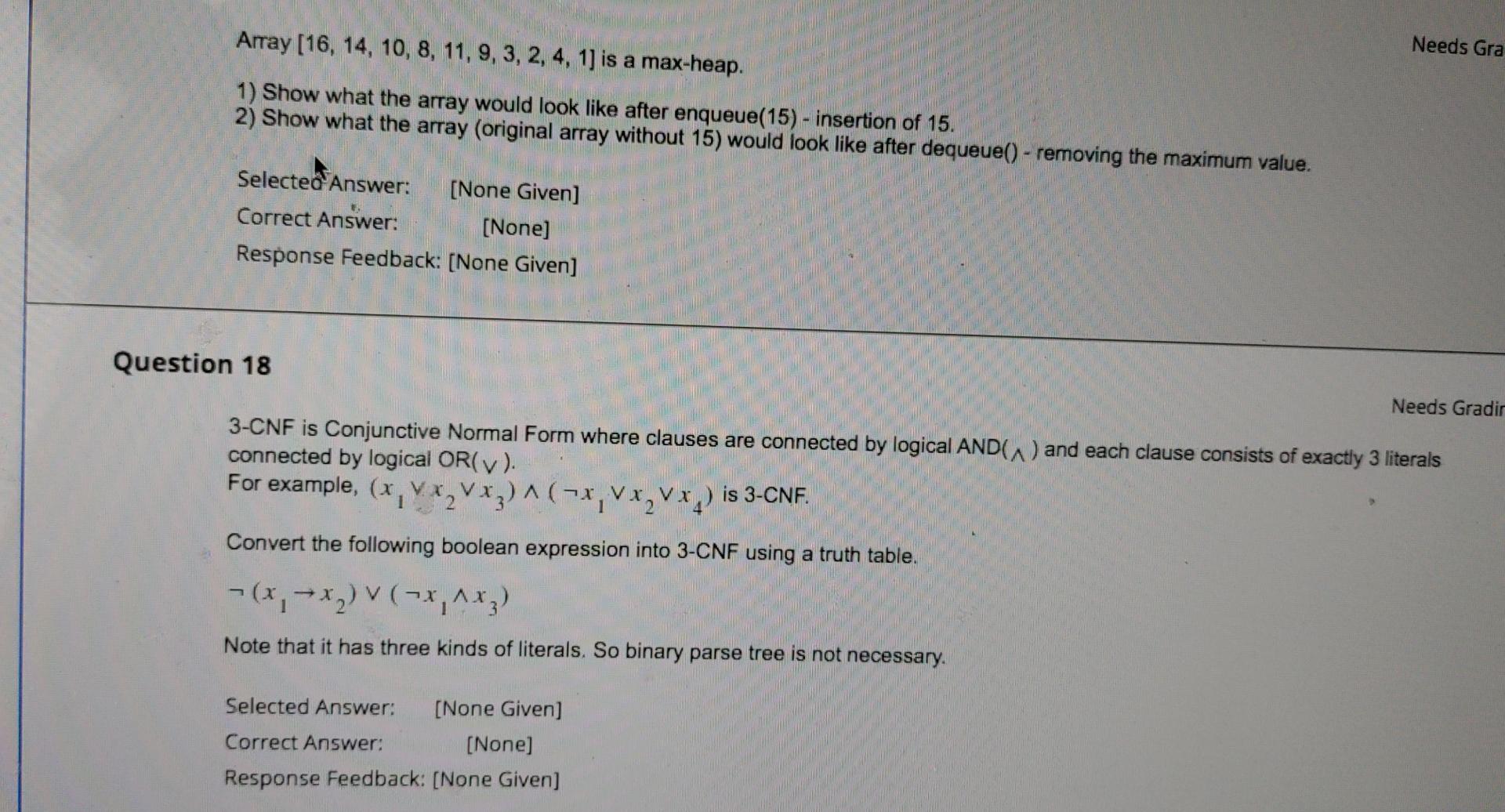 Solved Array (16, 14, 10, 8, 11, 9, 3, 2, 4, 1) is a | Chegg.com