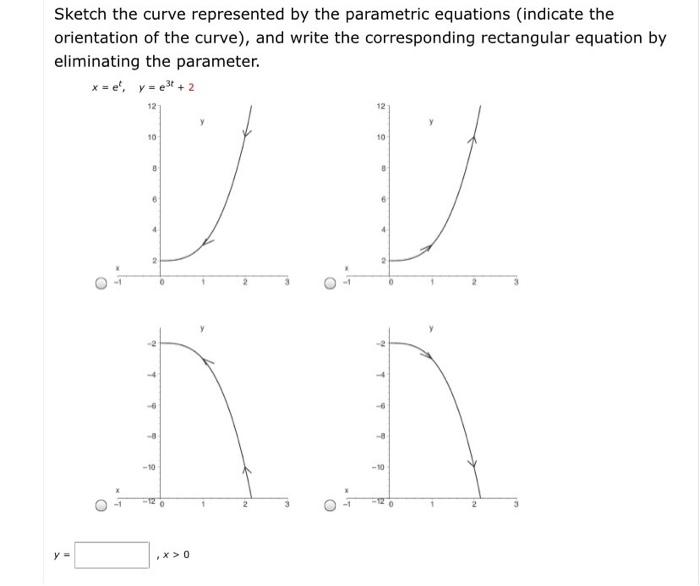 Solved Sketch The Curve Represented By The Parametric