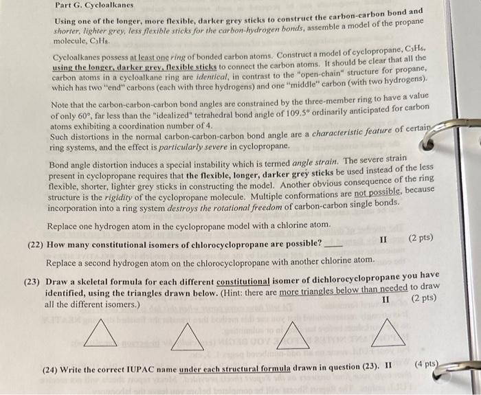 Solved Using one of the longer, more flexible, darker grey | Chegg.com