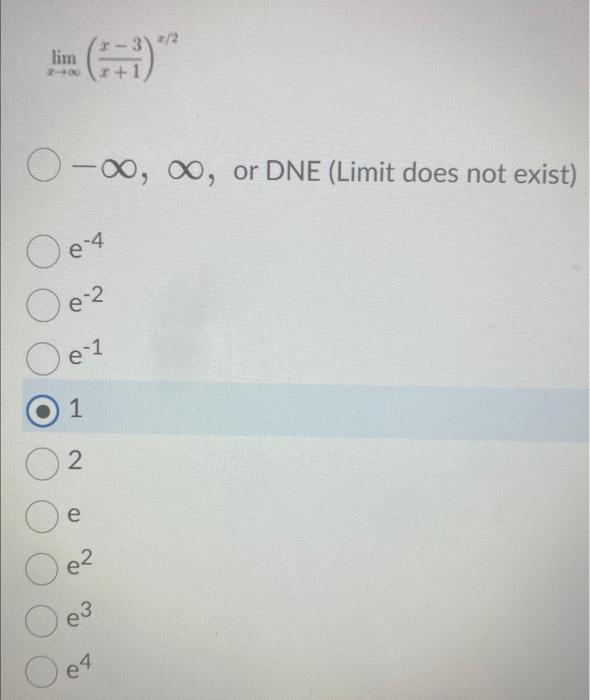 Solved f(x)=∫12x1+2tdt 5 2 8 3 12 6limx→∞(x+1x−3)x/2 −∞,∞, | Chegg.com