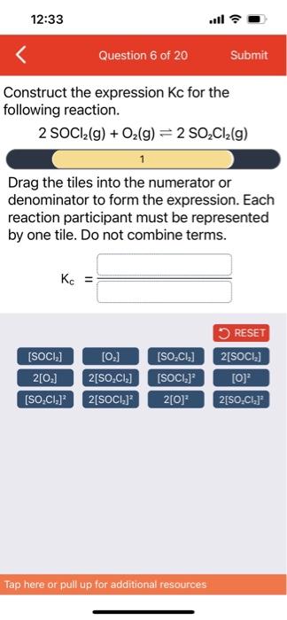 Solved Construct the expression Kc for the following | Chegg.com