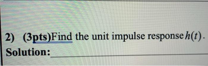 Solved The input-output equation relating the input voltage | Chegg.com