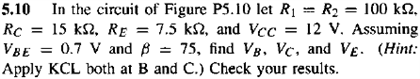 Solved In the circuit of Figure P5.10 let R1 = R2 = 100 k | Chegg.com