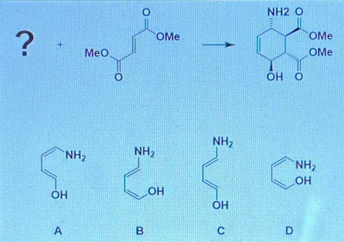 Solved NH2 0 OMe ? ОMe OMe Meo о Он о NH2 NH2 NH2 NH2 С" ОН | Chegg.com