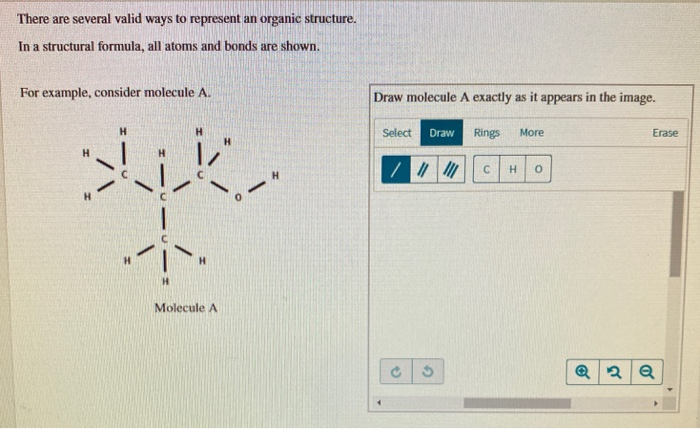 Solved There are several valid ways to represent an organic | Chegg.com