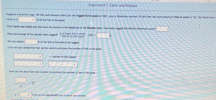 Suppose a scientist tags 100 fash, and releases them | Chegg.com