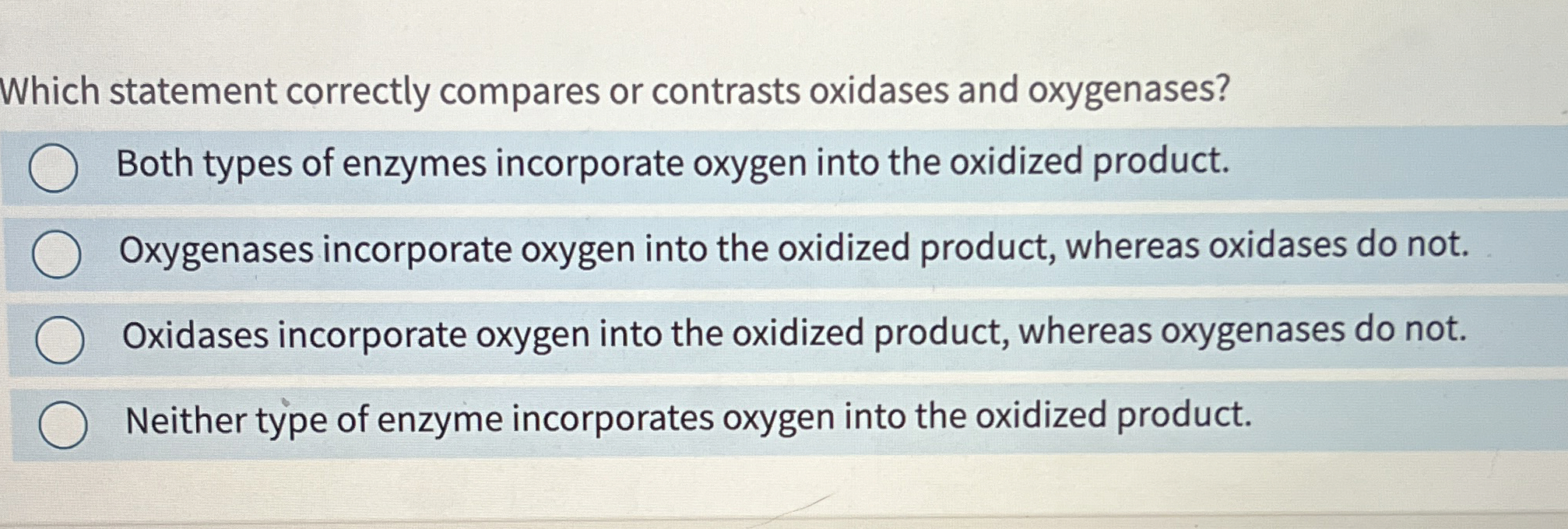Solved Which statement correctly compares or contrasts | Chegg.com