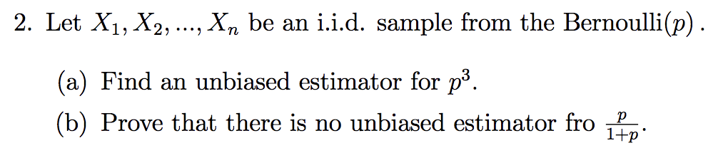 Solved Let x1,x2,dots,xn ﻿be an i.i.d. ﻿sample from the | Chegg.com