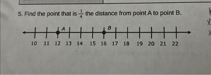 Solved 5. Find the point that is 41 the distance from point | Chegg.com