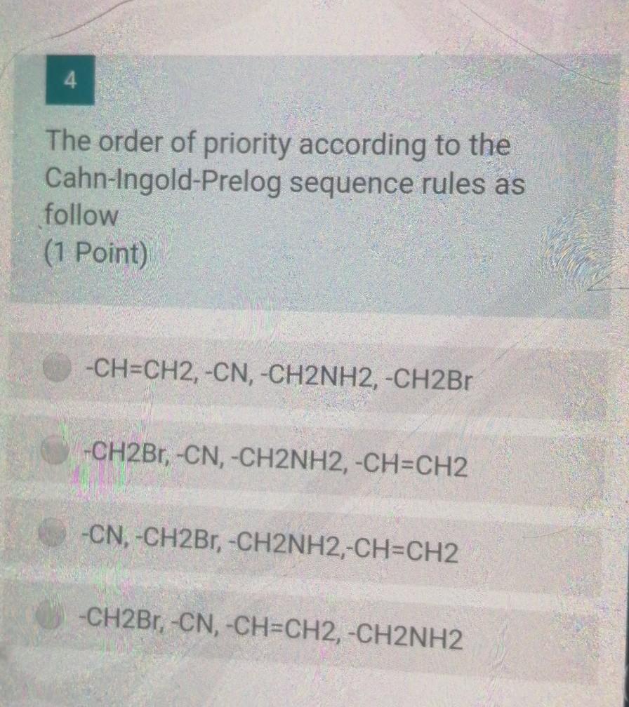 Solved The order of priority according to the | Chegg.com