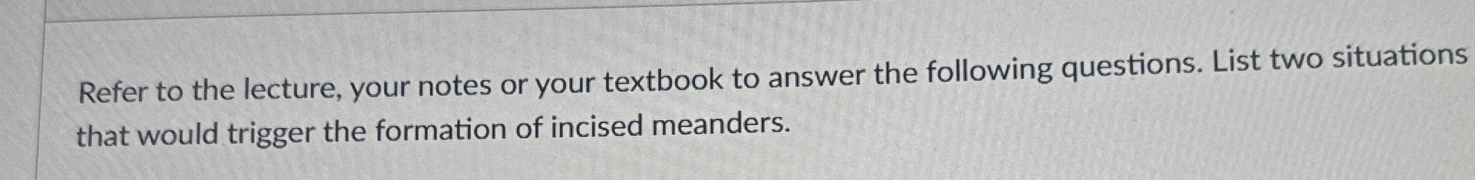 Solved Refer to the lecture, your notes or your textbook to | Chegg.com