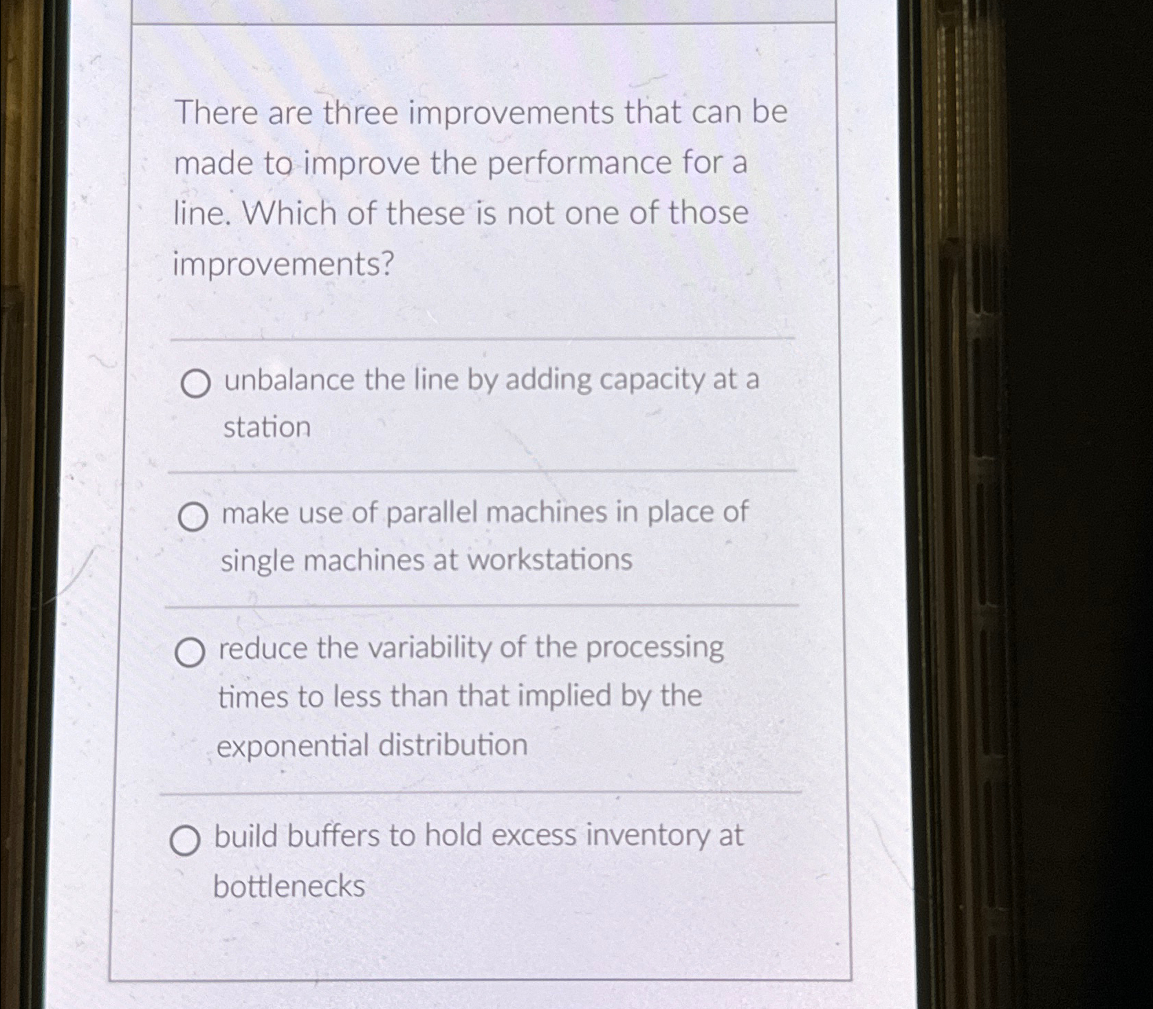 Solved There are three improvements that can be made to | Chegg.com