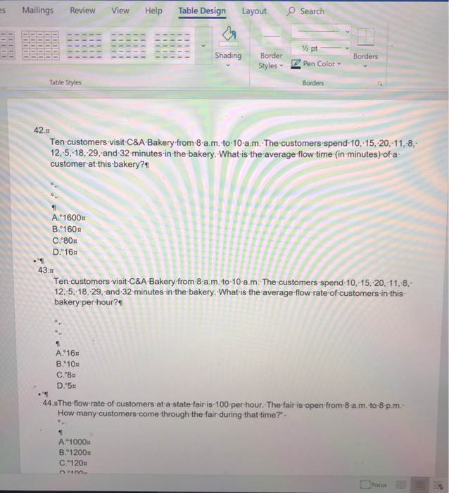 Solved ilings Review View Help Table Design Layout Search | Chegg.com