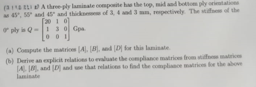 Solved Give assumptions if there are any missing parameters | Chegg.com