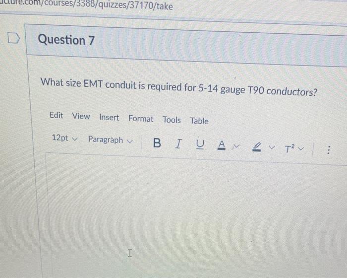 Solved How many 14 AWG T90 are allowed in a 1/2 conduit?How | Chegg.com