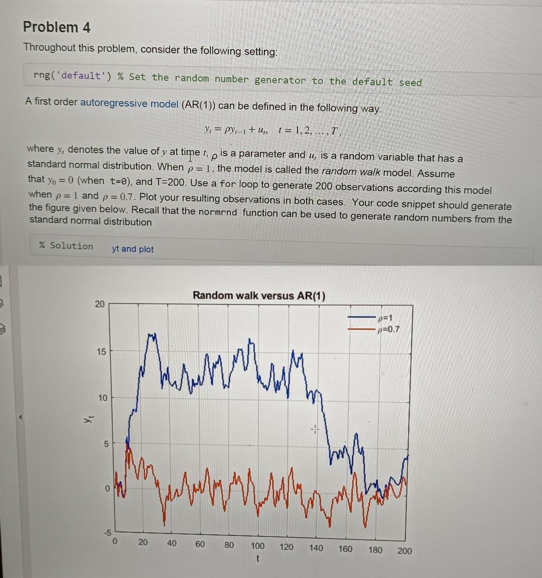 Solved in matlab, output must be exactly the same as the | Chegg.com