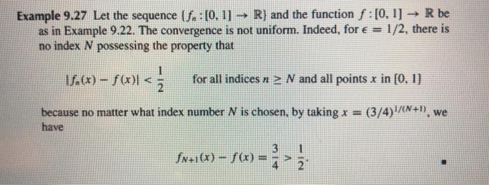 Solved find an example similiar to this one, sequence of | Chegg.com