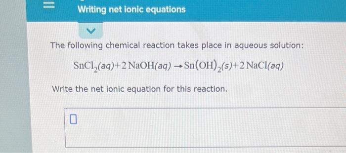 Solved The following chemical reaction takes place in | Chegg.com