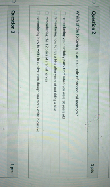 Solved Question 21 ﻿ptsWhich of the following is an example | Chegg.com