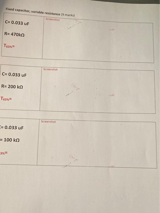 Solved 3. Capacitors in DC (30 marks) Use LTspice to | Chegg.com