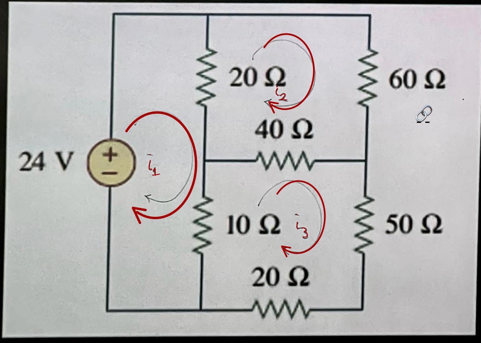 Solved Find i1, ﻿i2, ﻿and i3 ﻿using mesh rule. | Chegg.com