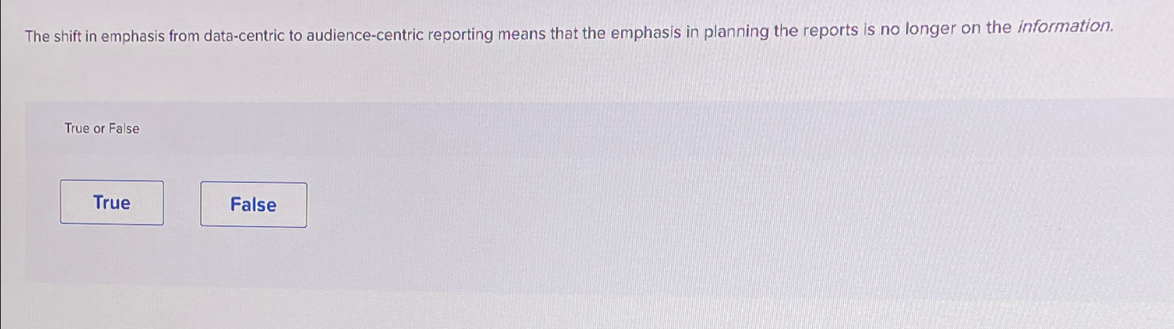 Solved The shift in emphasis from data-centric to | Chegg.com