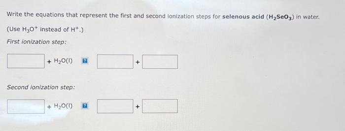 Solved Write the equations that represent the first and | Chegg.com