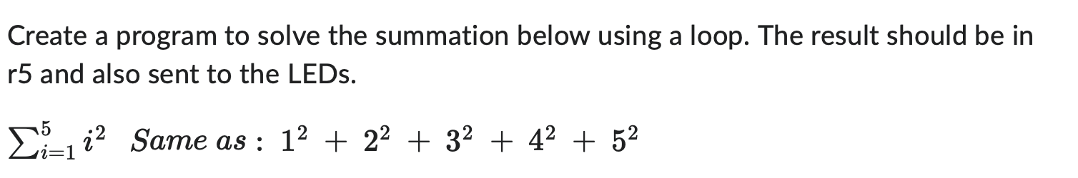 Solved Create a program in ﻿NIOS-II DE-10 ﻿Lite to solve the | Chegg.com