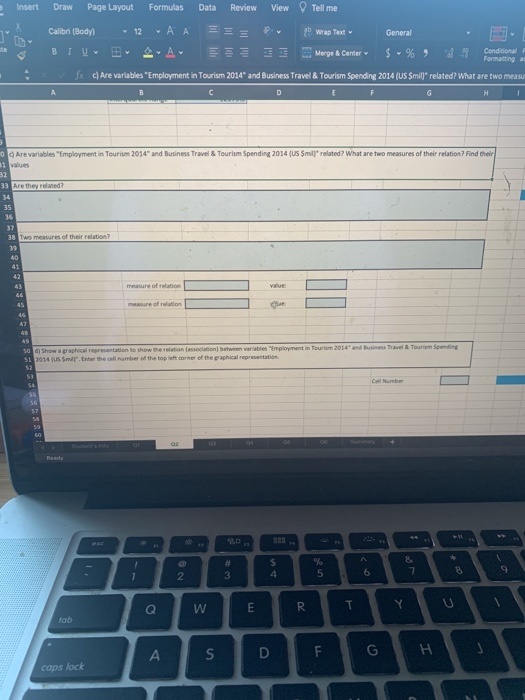 Solved Insert Draw Page Layout Formulas Data Review View | Chegg.com