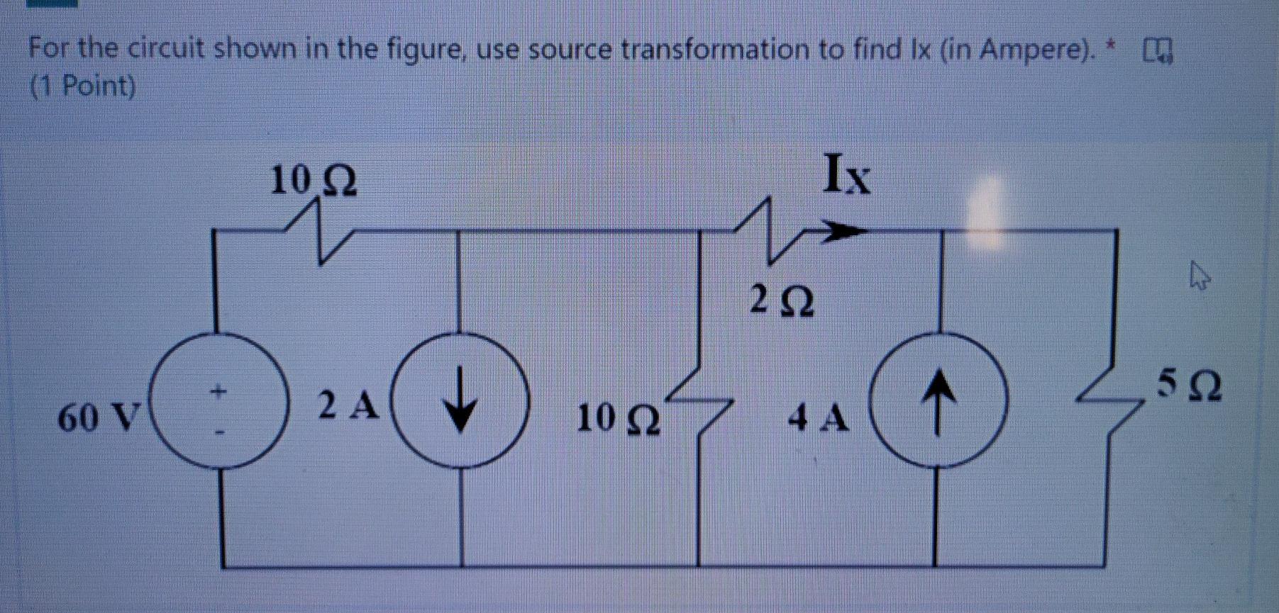 Solved For the circuit shown in the figure, use source | Chegg.com