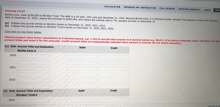 Solved CALCULATOR MESSAGE MY INSTRUCTOR FULL SCREEN PRINTER | Chegg.com