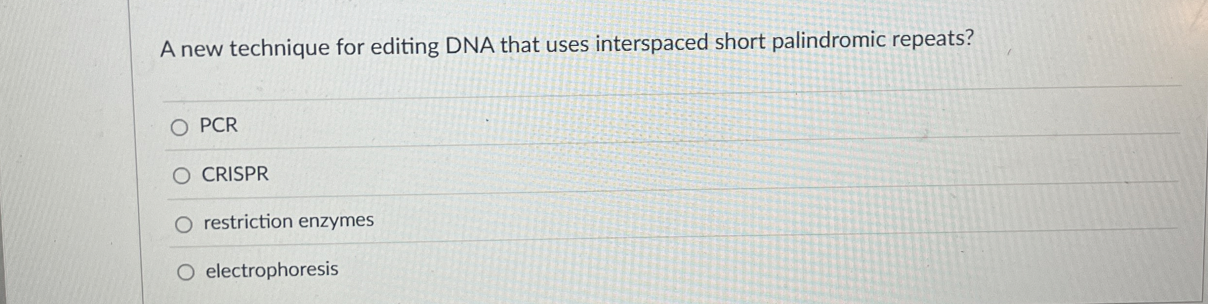 High Quality SOLUTION A new technique for editing DNA that uses ...